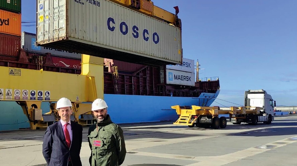 Vasco Shipping/COSCO inicia su operativa en la terminal de contenedores ...