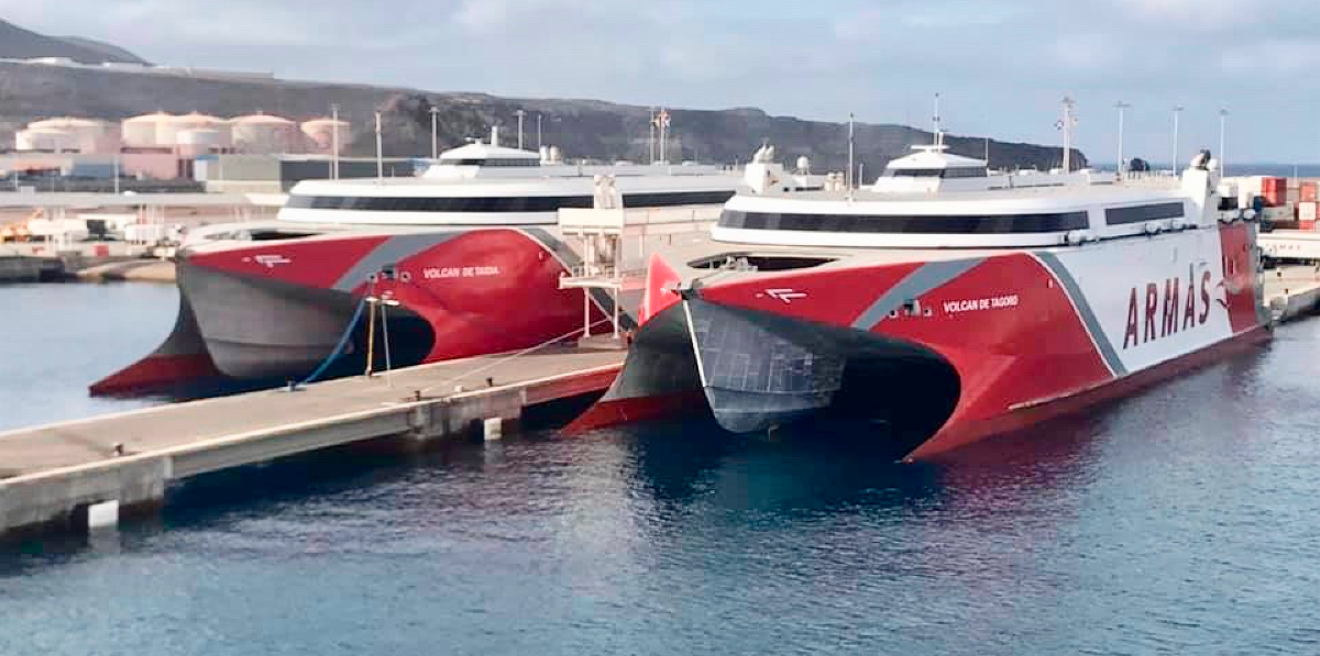 “Volcán de Tagoro” y “Volcán de Taidía” cumplen un año de servicio en ...