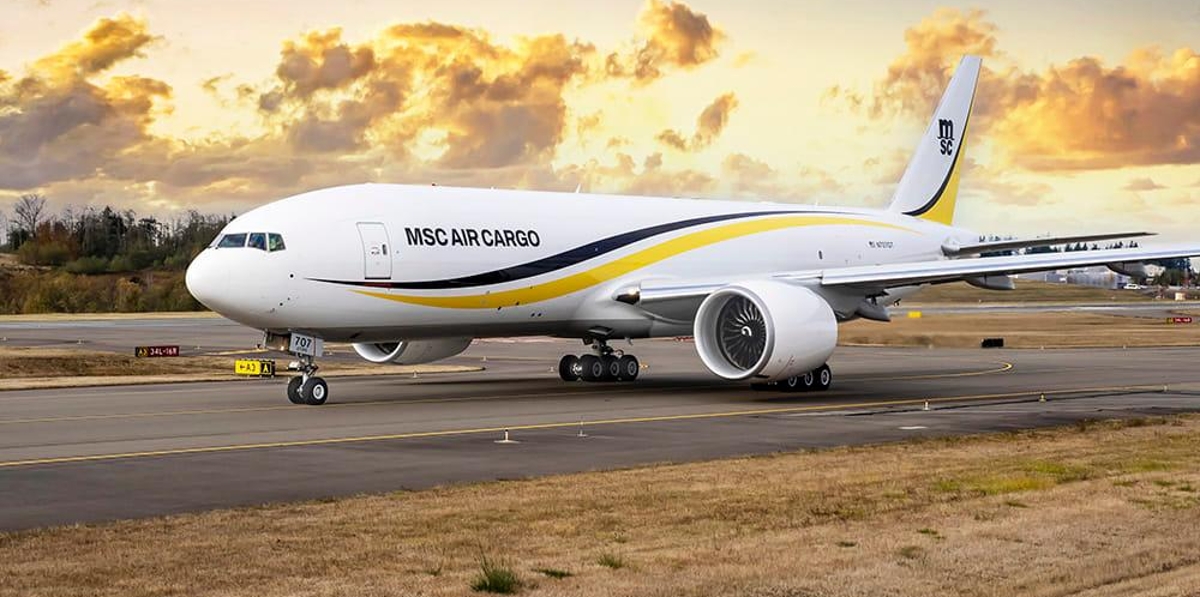MSC Air Cargo recibe su primer avión B777-200