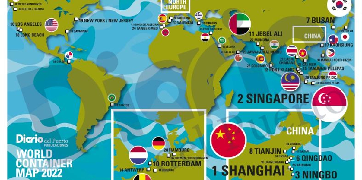 WORLD CONTAINER MAP 2022