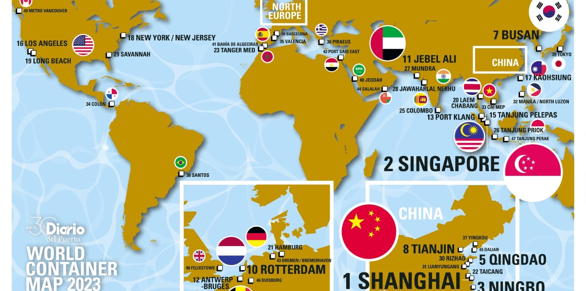World Container Map 2023