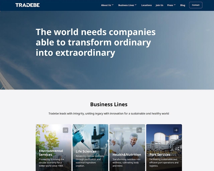 Tradebe lanza una nueva identidad corporativa