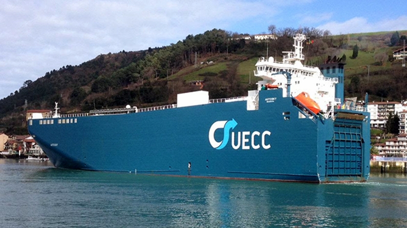 UECC inaugura un nuevo buque PCTC propulsado por GNL