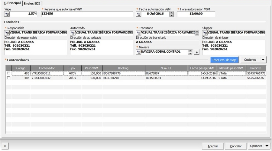 Visual Trans integra INTTRA para el envío de mensajes eVGM